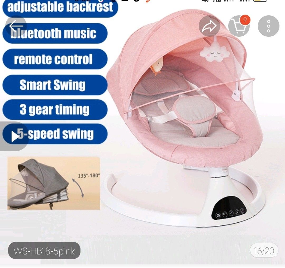 BABY ELECTRIC ROCKING CHAIR, Babies & Kids, Baby Nursery & Kids ...