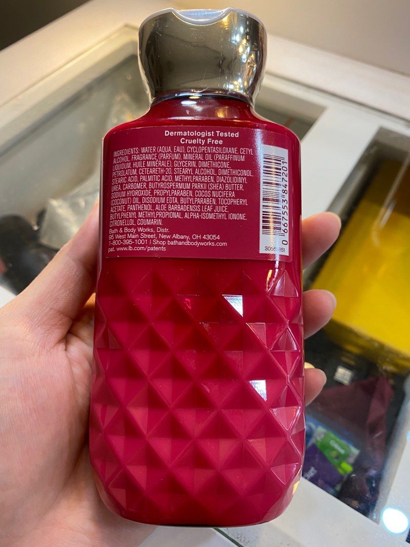 Bath & Body Works Forever Red Body Lotion, Beauty & Personal Care, Bath ...