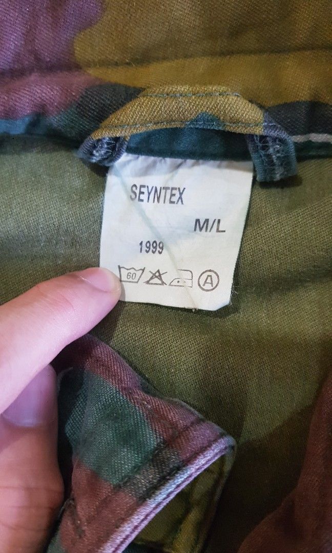 Belgian Jigsaw Camouflage Field Jacket Parka, Men's Fashion, Coats ...