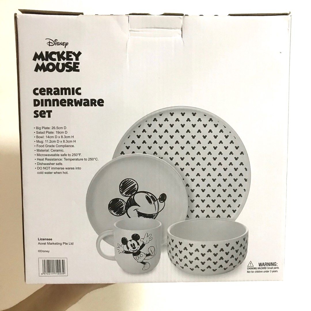 BN Disney Mickey Mouse Dinnerware Set, Furniture & Home Living ...