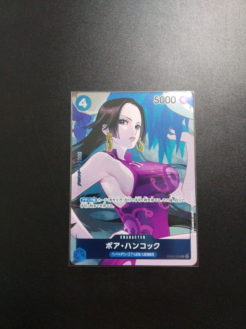 Boa Hancock AA Parallel UC - One Piece TCG OP-02, Hobbies & Toys, Toys ...