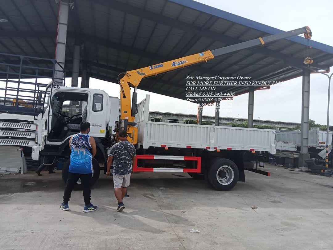 Boom Truck Cargo 4x4 3.2tons Homan H3 Sinotruk Brand New, Special ...