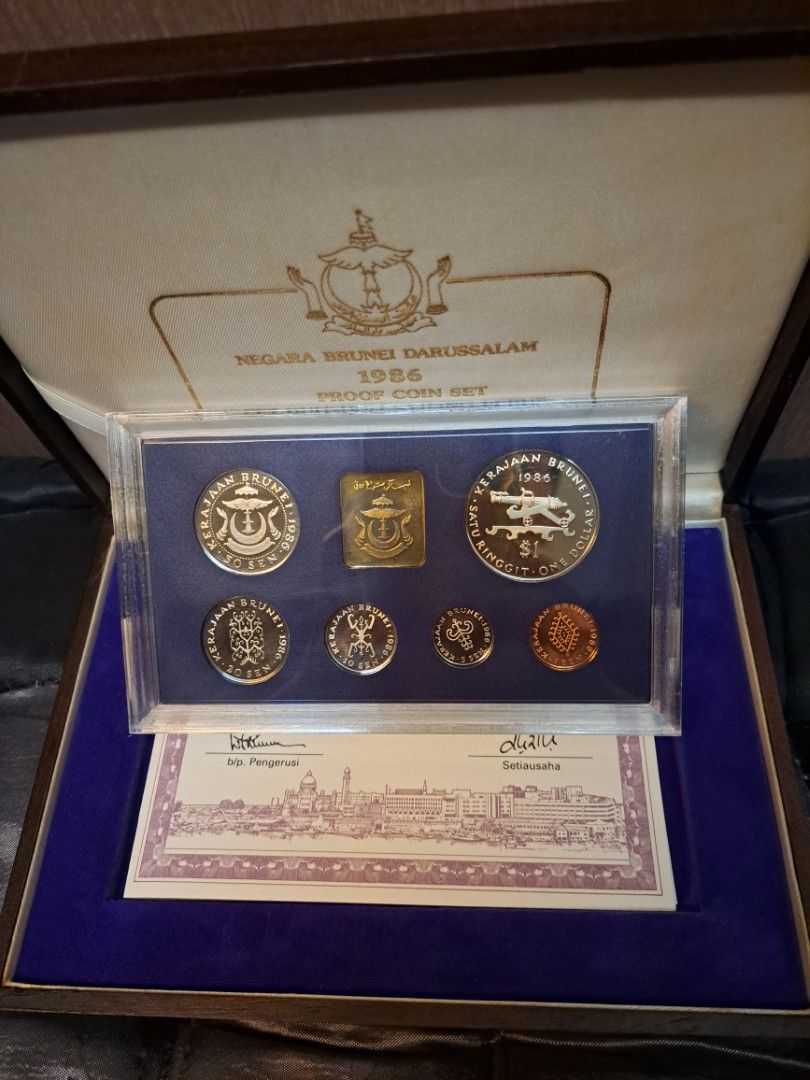 Brunei proof set coin., Hobbies & Toys, Memorabilia & Collectibles ...