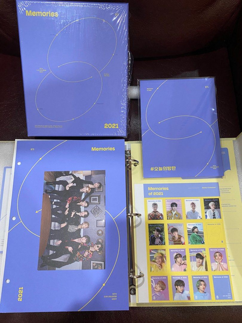 BTS Memories 2021 BR with DVD/Digi inclusions, Hobbies & Toys ...