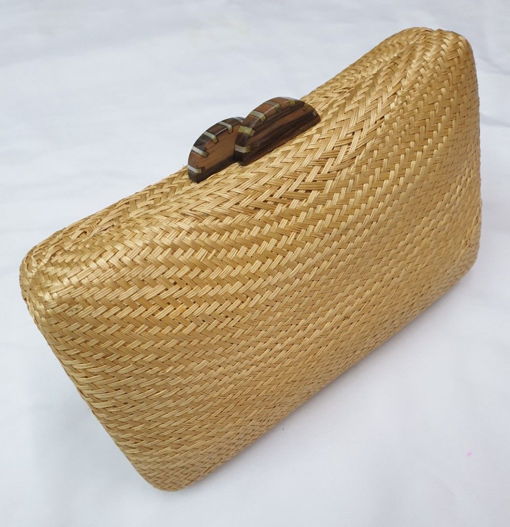 Buntal Bag - toast color, Women's Fashion, Bags & Wallets, Shoulder ...