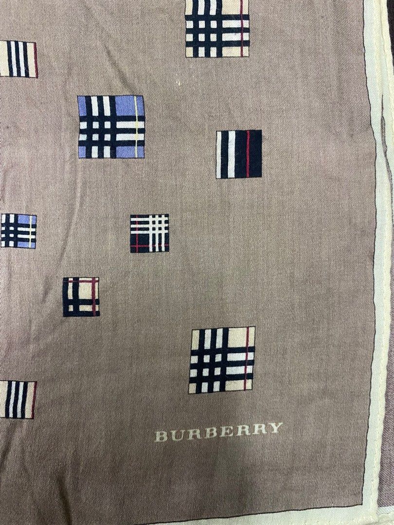 Burberry Handkerchief, Men's Fashion, Watches & Accessories, Handkerchief & Pocket Squares on ...