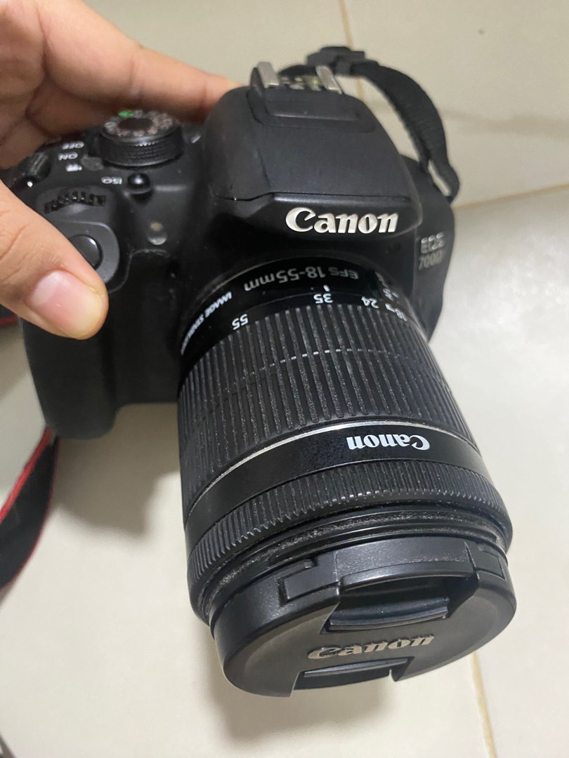 Canon 700D DSLR Camera 18-55mm, Photography, Cameras on Carousell