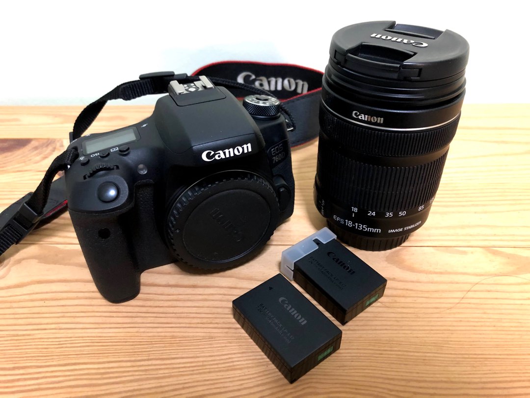 Canon 760D w Kit Lens, Photography, Cameras on Carousell