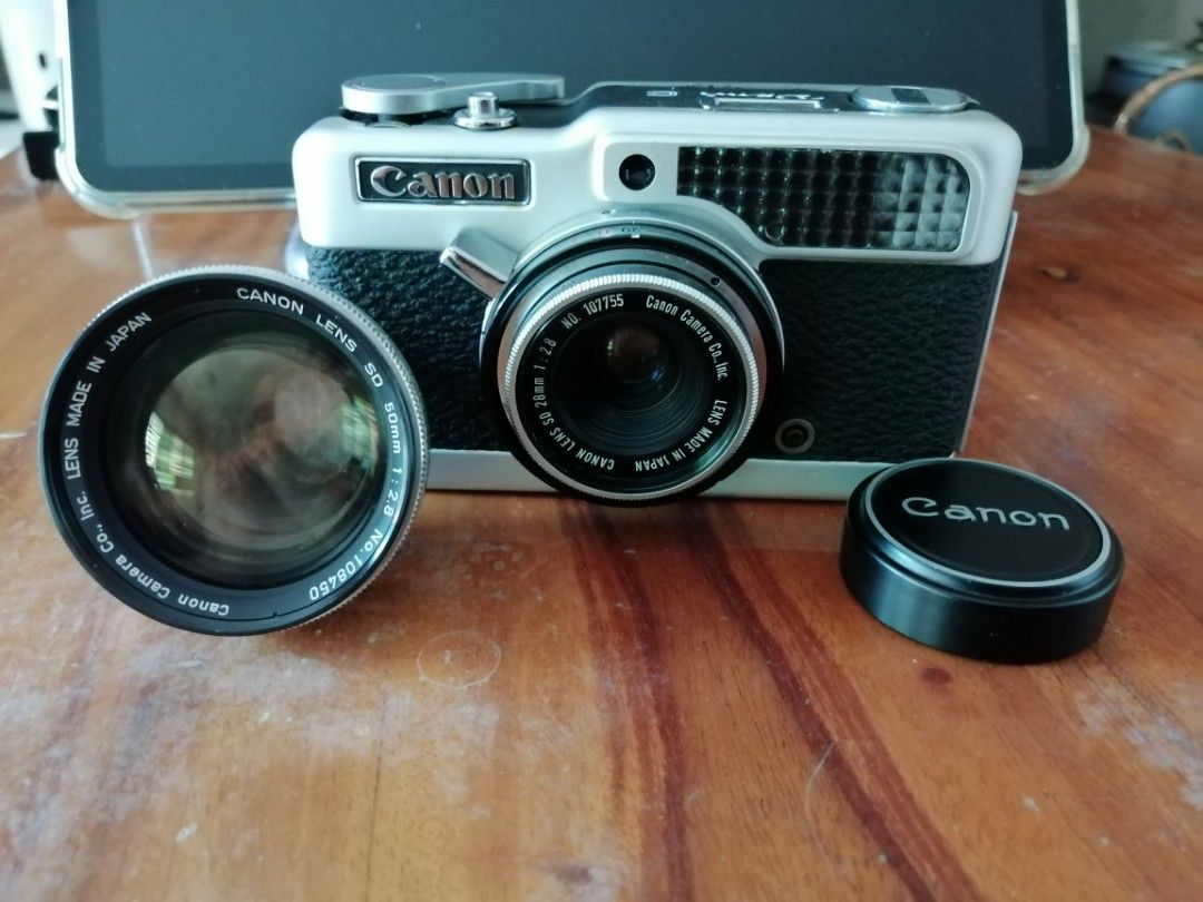 Canon Demi C half frame, Photography, Cameras on Carousell