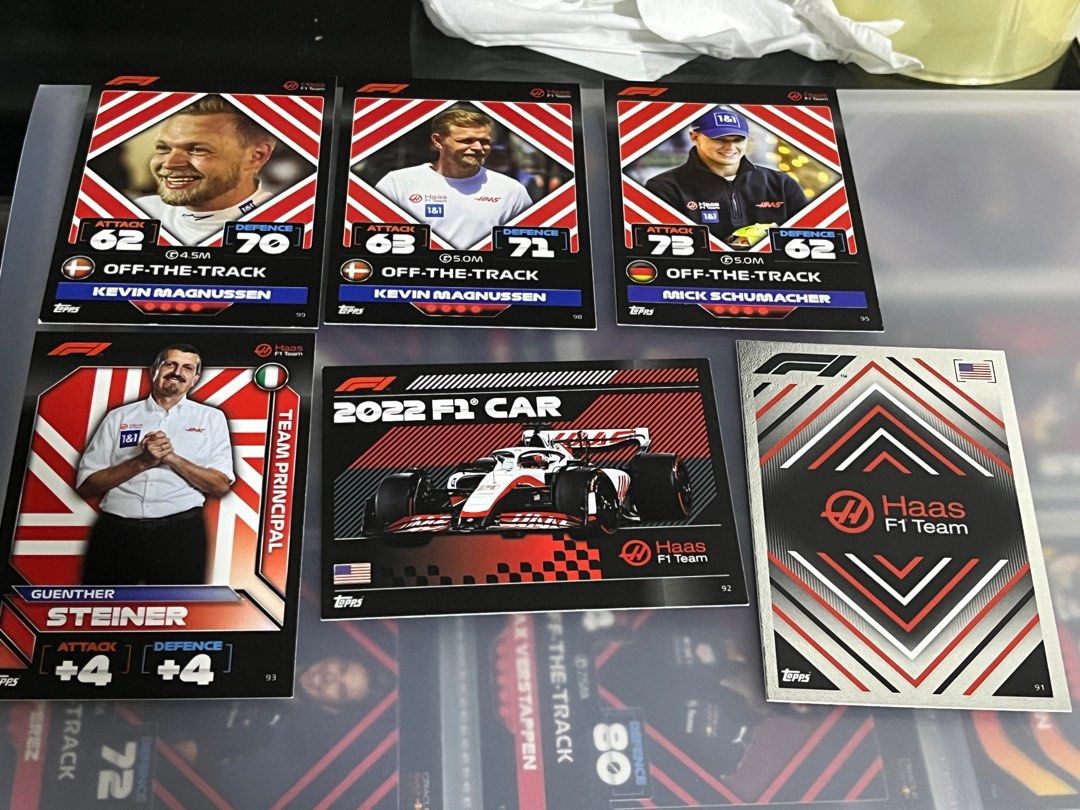 CARDS HERO CARDS OFF THE TRACK TEAM LOGO F1 CARS FORMULA ONE CARDS ...