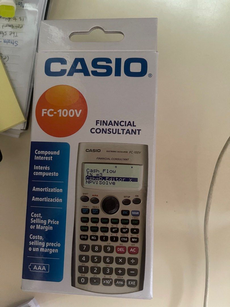 Casio Financial Calculator, Computers & Tech, Office & Business ...