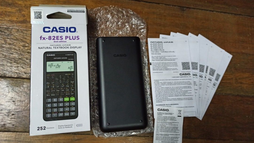 CASIO FX-82ES PLUS (2nd Edition}, Hobbies & Toys, Stationary & Craft ...