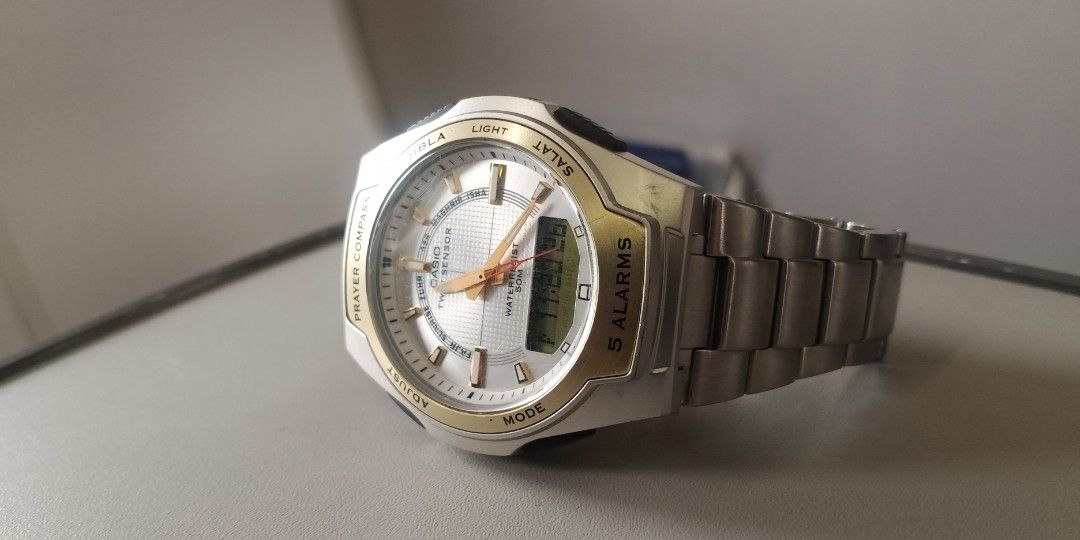 Casio prayer compass original, Luxury, Watches on Carousell