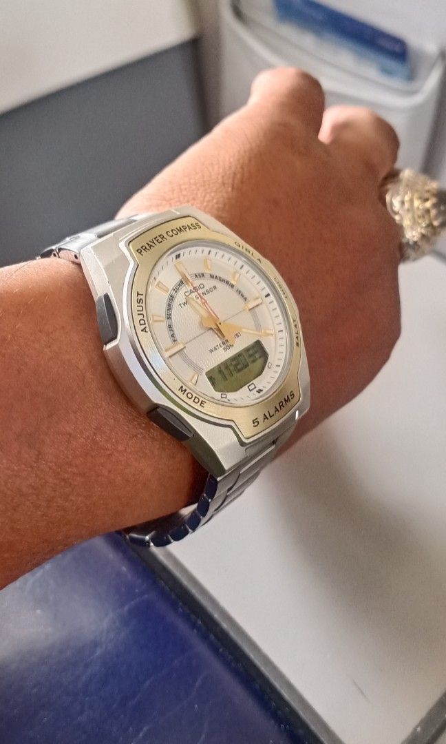Casio prayer compass original, Luxury, Watches on Carousell
