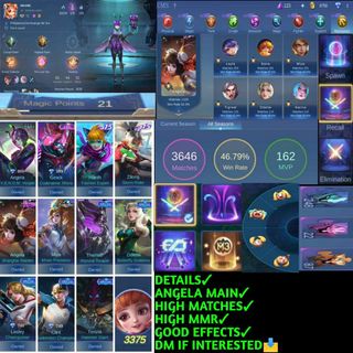 Mobile Legends Account | Transformers Roger , Lightborn Alucard , STUN ...
