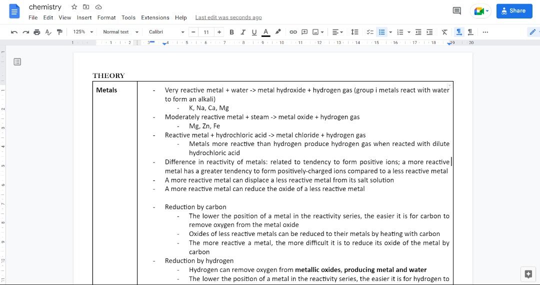 CHEMISTRY O-LEVEL NOTES 2021/2022 + PRACTICAL NOTES, Hobbies & Toys ...