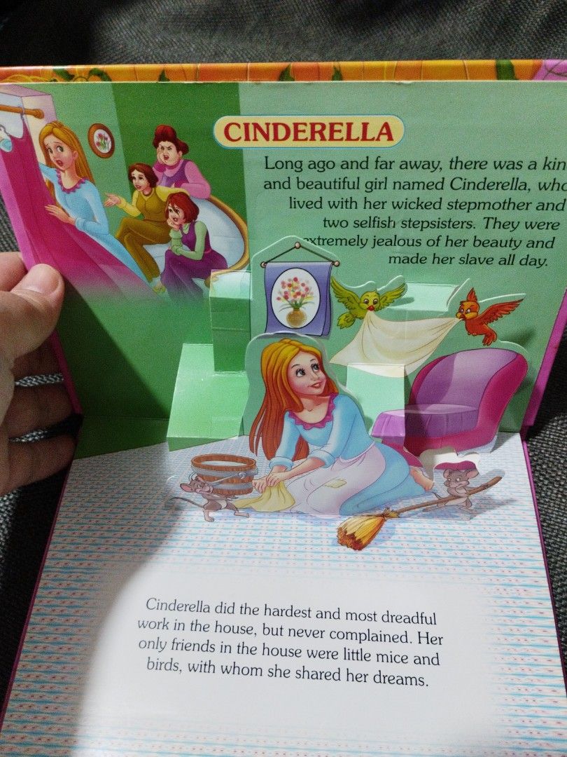 Cinderella (pop-up fairy tales), Hobbies & Toys, Books & Magazines ...