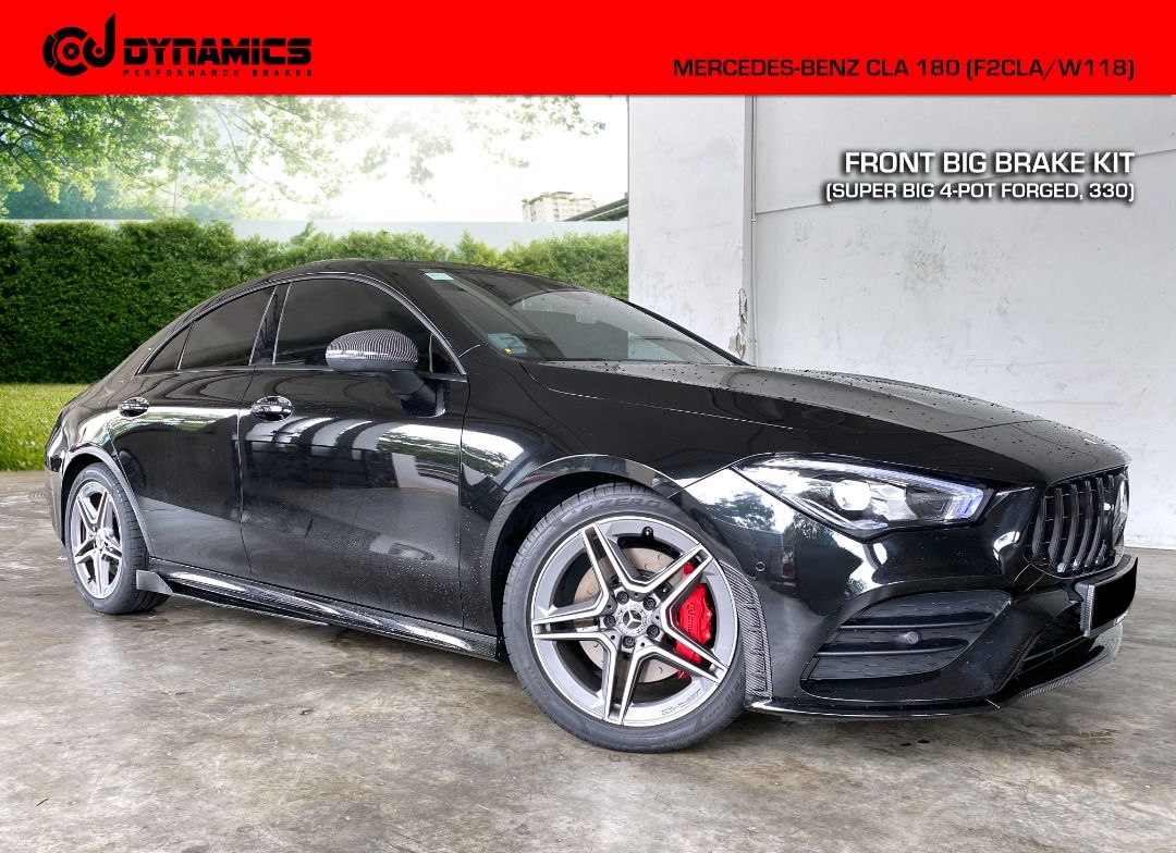 CJ DYNAMICS FRONT BIG BRAKE KIT (SUPER BIG 4-POT FORGED, 330) ON ...