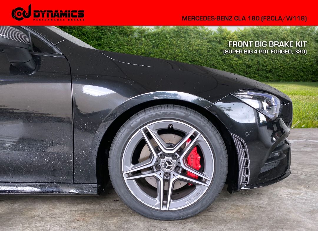 CJ DYNAMICS FRONT BIG BRAKE KIT (SUPER BIG 4-POT FORGED, 330) ON ...