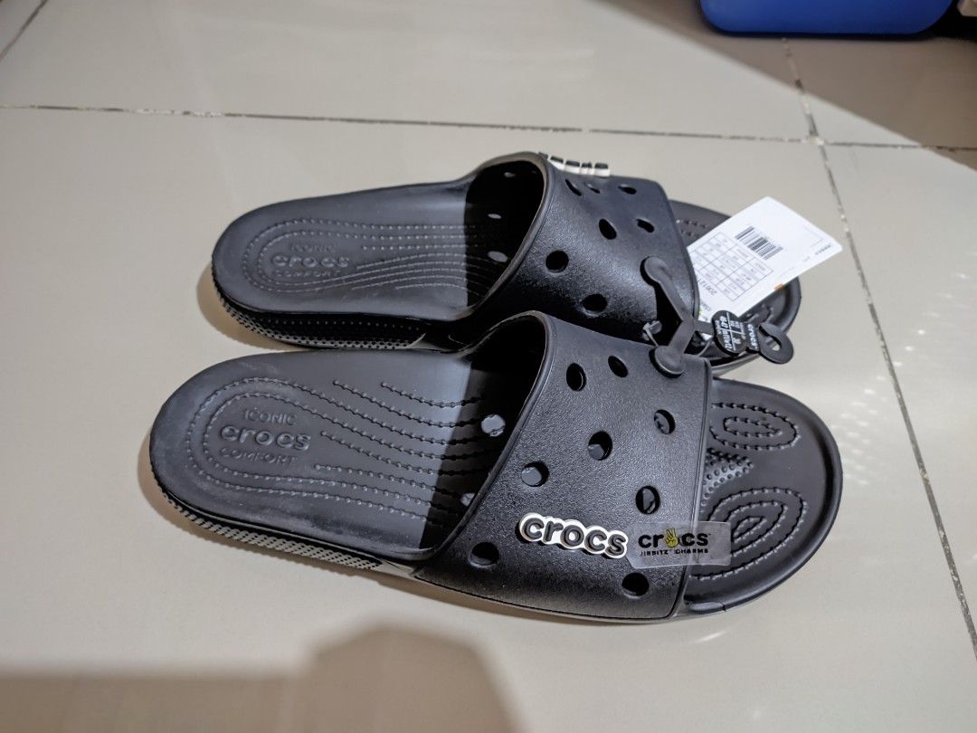 Classic Crocs Slides M12 Size 12, Men's Fashion, Footwear, Slippers & Slides on Carousell