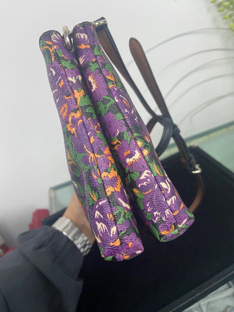 COACH Rose Meadow Lyla Violet Crossbody Bag, Luxury, Bags & Wallets on ...