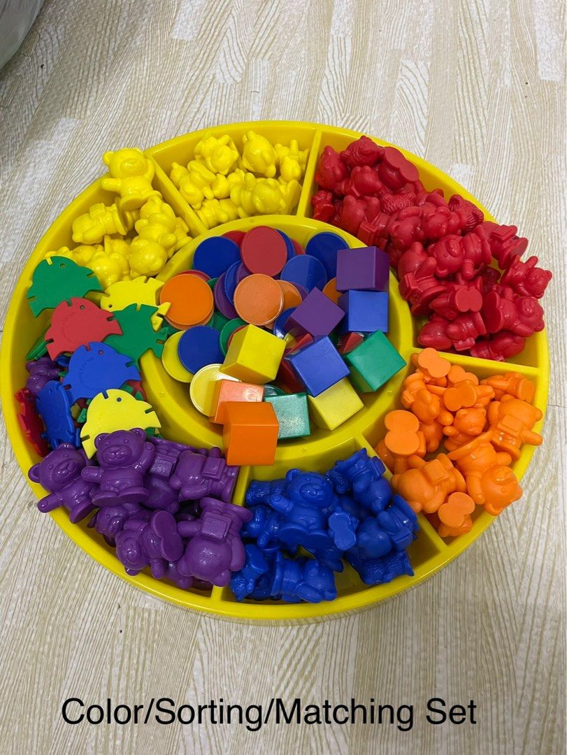 Color/Sorting/Matching Set, Hobbies & Toys, Toys & Games on Carousell