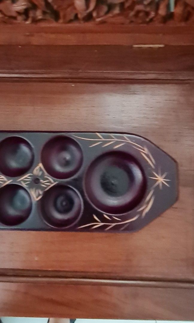 Congkak Kayu Wooden Game board, Hobbies & Toys, Memorabilia ...