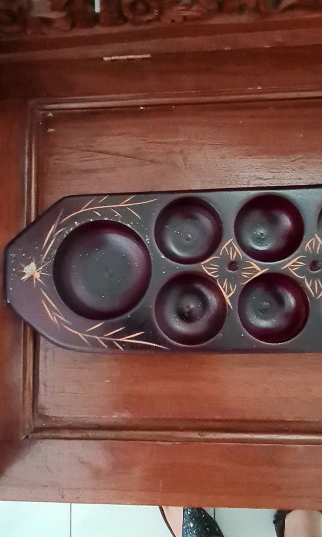 Congkak Kayu Wooden Game board, Hobbies & Toys, Memorabilia ...