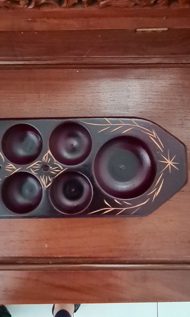 Congkak Kayu Wooden Game board, Hobbies & Toys, Memorabilia ...