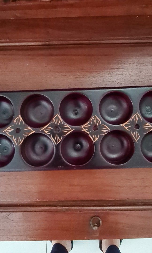 Congkak Kayu Wooden Game board, Hobbies & Toys, Memorabilia ...