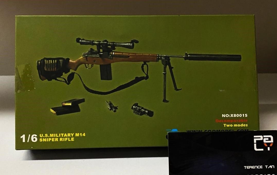 COOMODEL 1/6 U.S Military Sniper Rifle M14, Hobbies & Toys, Toys ...