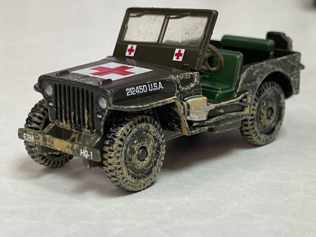 Corgi Willys Jeep Diecast, Hobbies & Toys, Toys & Games on Carousell