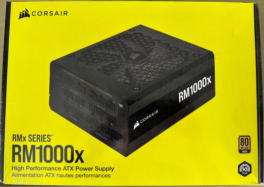 Corsair RM1000x, 1000 Watt, 80+ Gold Certified, Fully Modular Power ...
