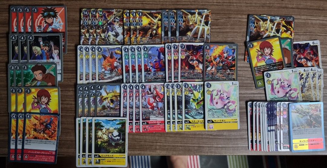 Digimon TCG Bt11 Xros Heart shoutmon X7 deck, Hobbies & Toys, Toys ...