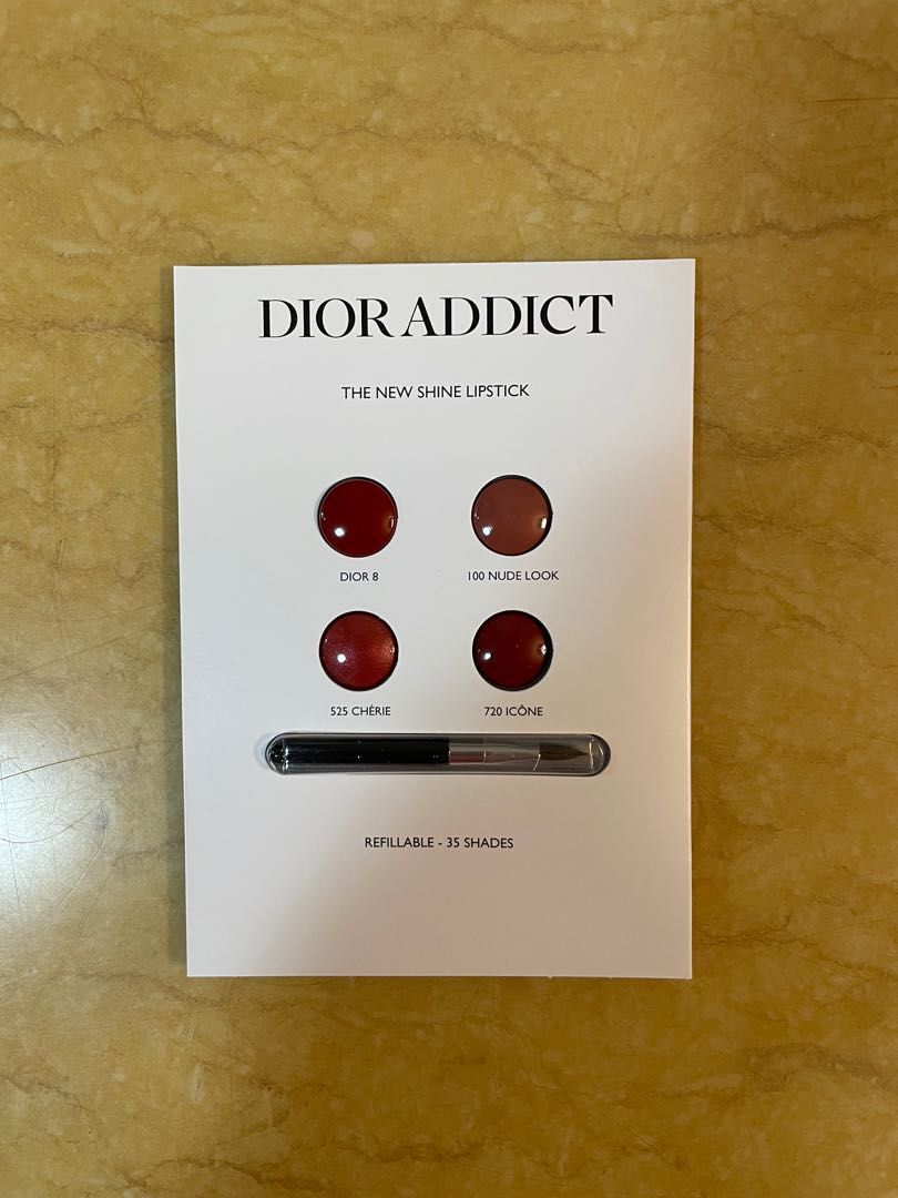 Dior Addict The New Shine Lipstick sample, 美容＆化妝品, 健康及美容 - 皮膚護理, 化妝品 ...