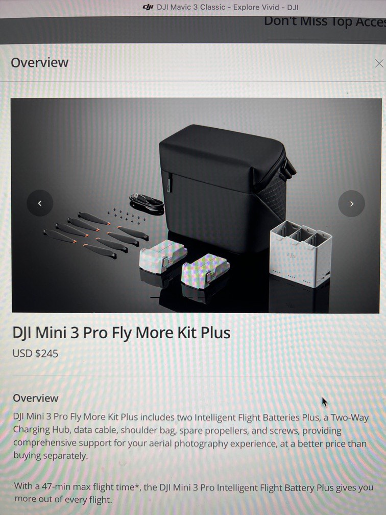 DJI MINI 3 PRO FLY MORE KIT PLUS, Photography, Drones on Carousell