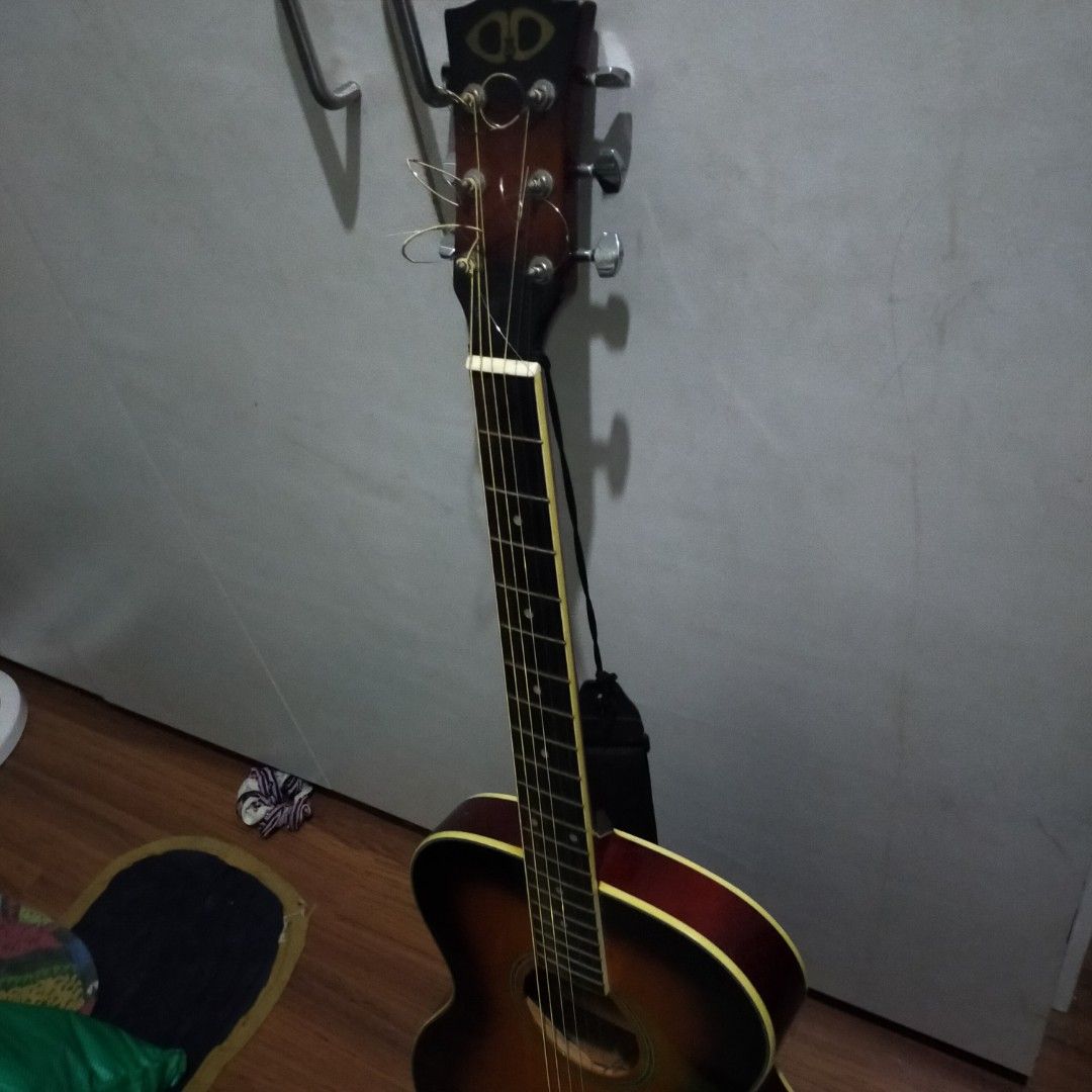 DnD Acoustic Electric Guitar Slim Type, Hobbies & Toys, Music & Media ...