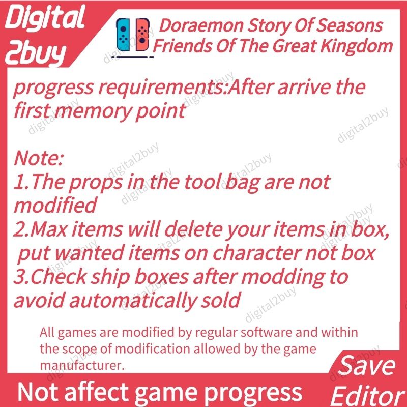 Doraemon Story Of Seasons Friends Of The Great Kingdom Save Editor ...