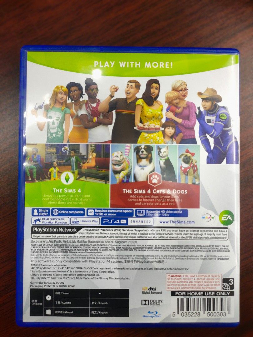 EA THE SIMS 4 PlayStation 4 Game, Video Gaming, Video Games ...