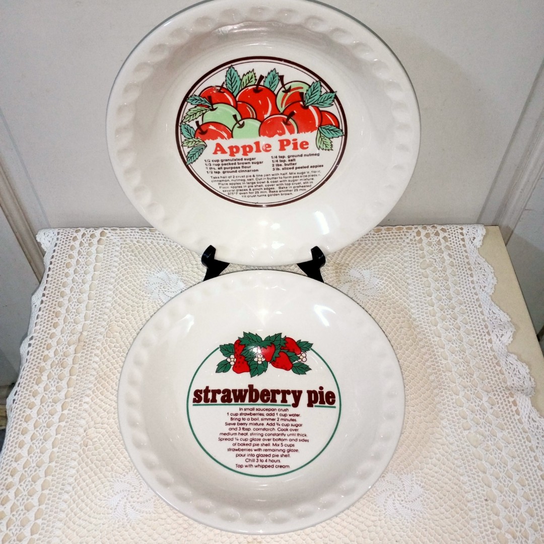 (Each) Recepi Pie dish, Furniture & Home Living, Kitchenware ...
