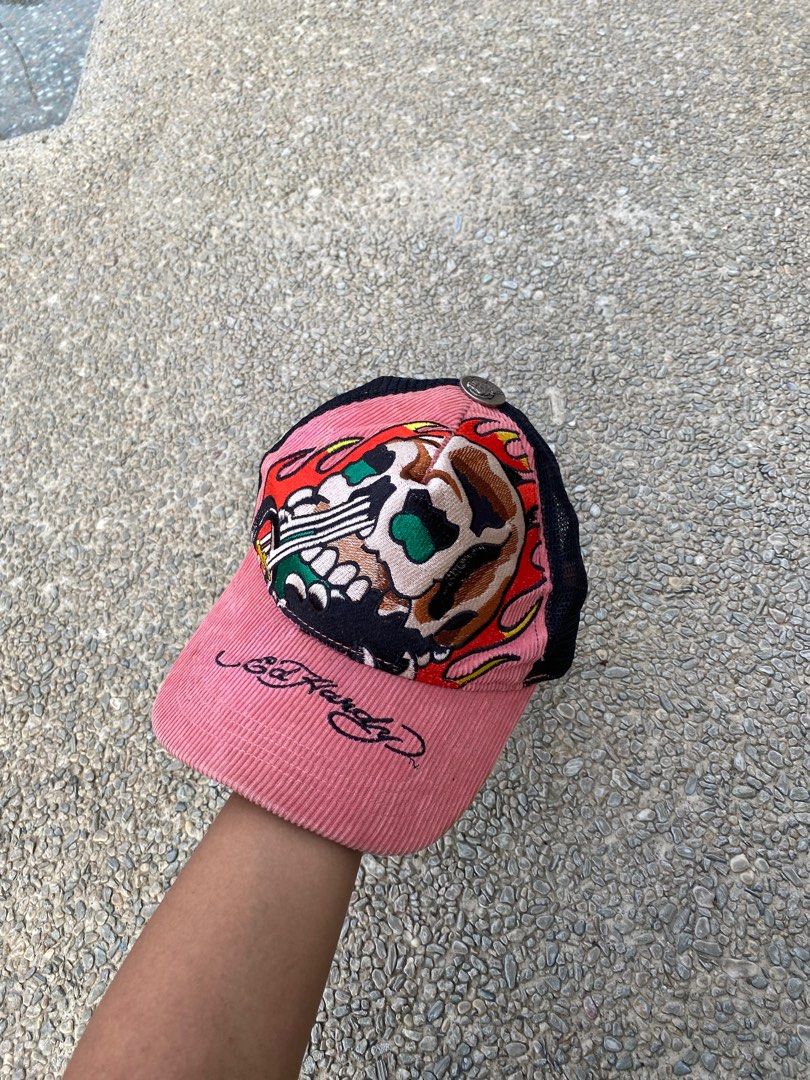 Ed hardy pink culdoroy cap, Men's Fashion, Watches & Accessories, Caps ...