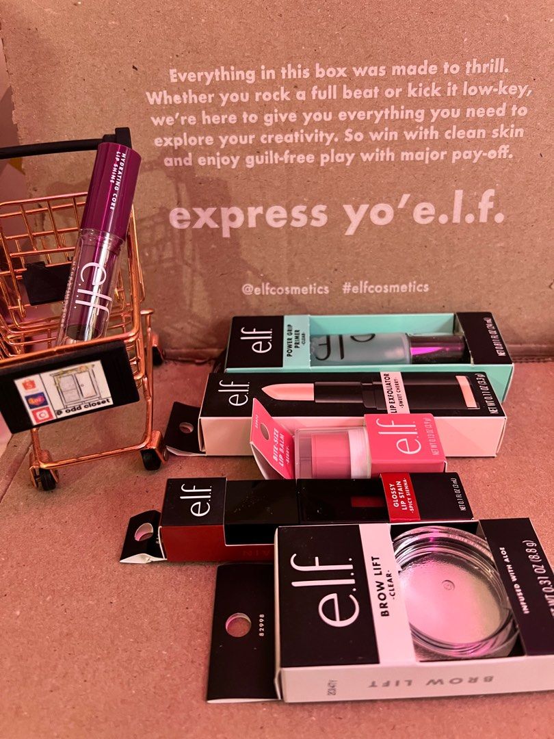 Elf / E.l.f. Cosmetics Hydrating Core Lip Shine in Ecstatic (Clinique Black Honey Dupe), Beauty ...