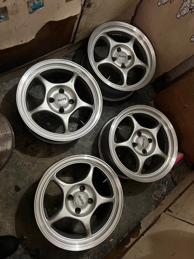 Enkai rp01 15x7jj 4x100 Et45 made in Japan, Car Accessories, Tyres ...