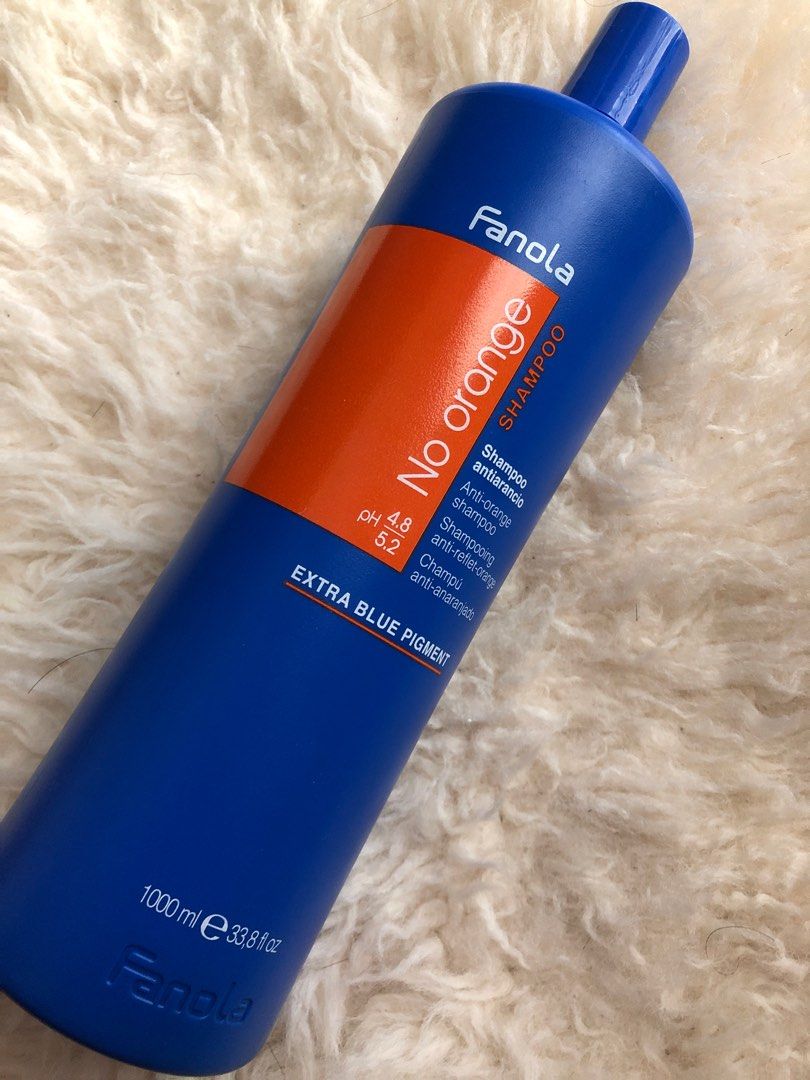 Fanola No Orange Blue Shampoo 1000ml, Beauty & Personal Care, Hair on ...