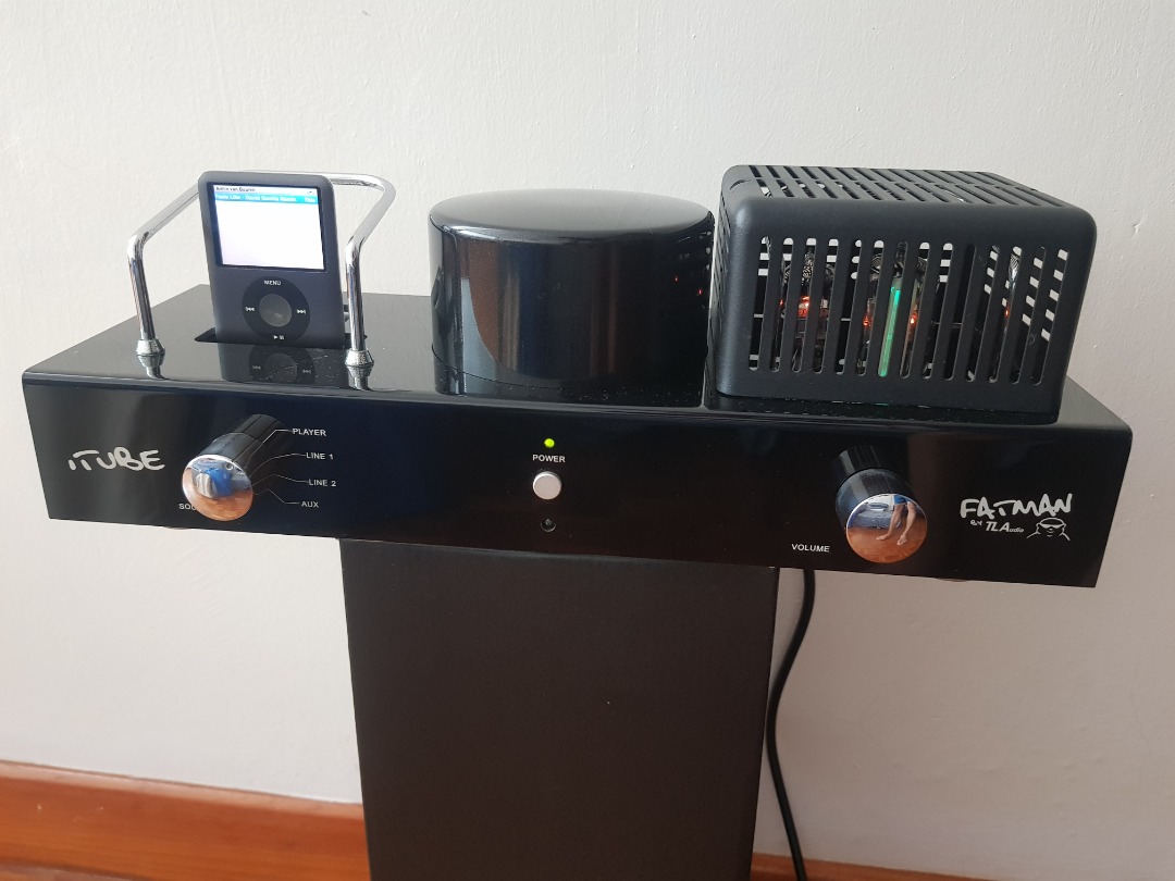 Fatman Itube Carbon Tube amplifier with ipod dock, Audio, Soundbars ...