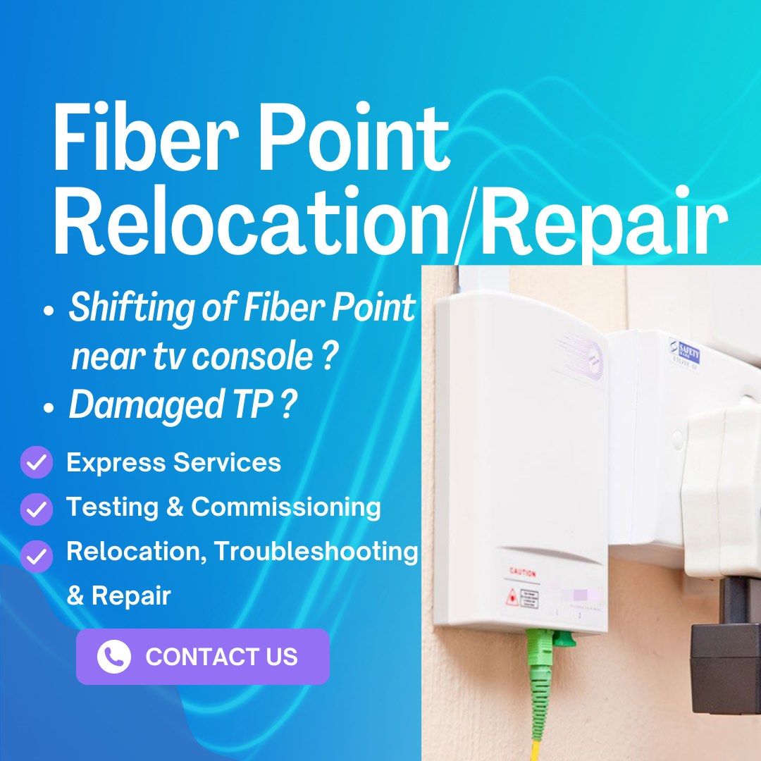 Fiber Optic Point Relocation & Repair / Termination Point / FTP / TP ...