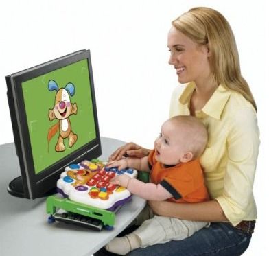 Fisher Price Computer Learning System Laugh, Smile and Learn, Babies ...