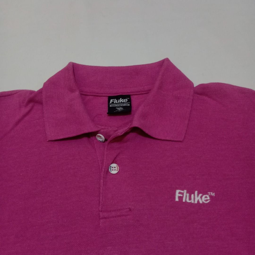 FLUKE POLO T-SHIRT KAOS KERAH IMPORT ORIGINAL, Fesyen Pria, Pakaian ...