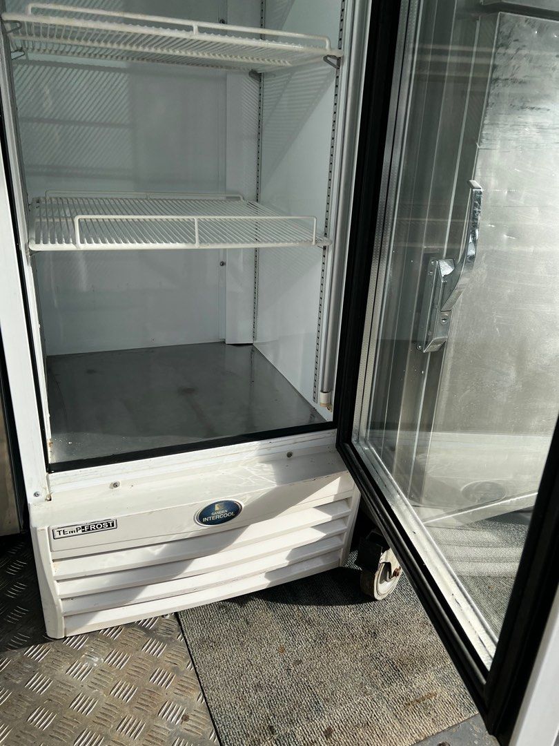 (Free delivery and warranty) single glass door chiller sanden intercool ...