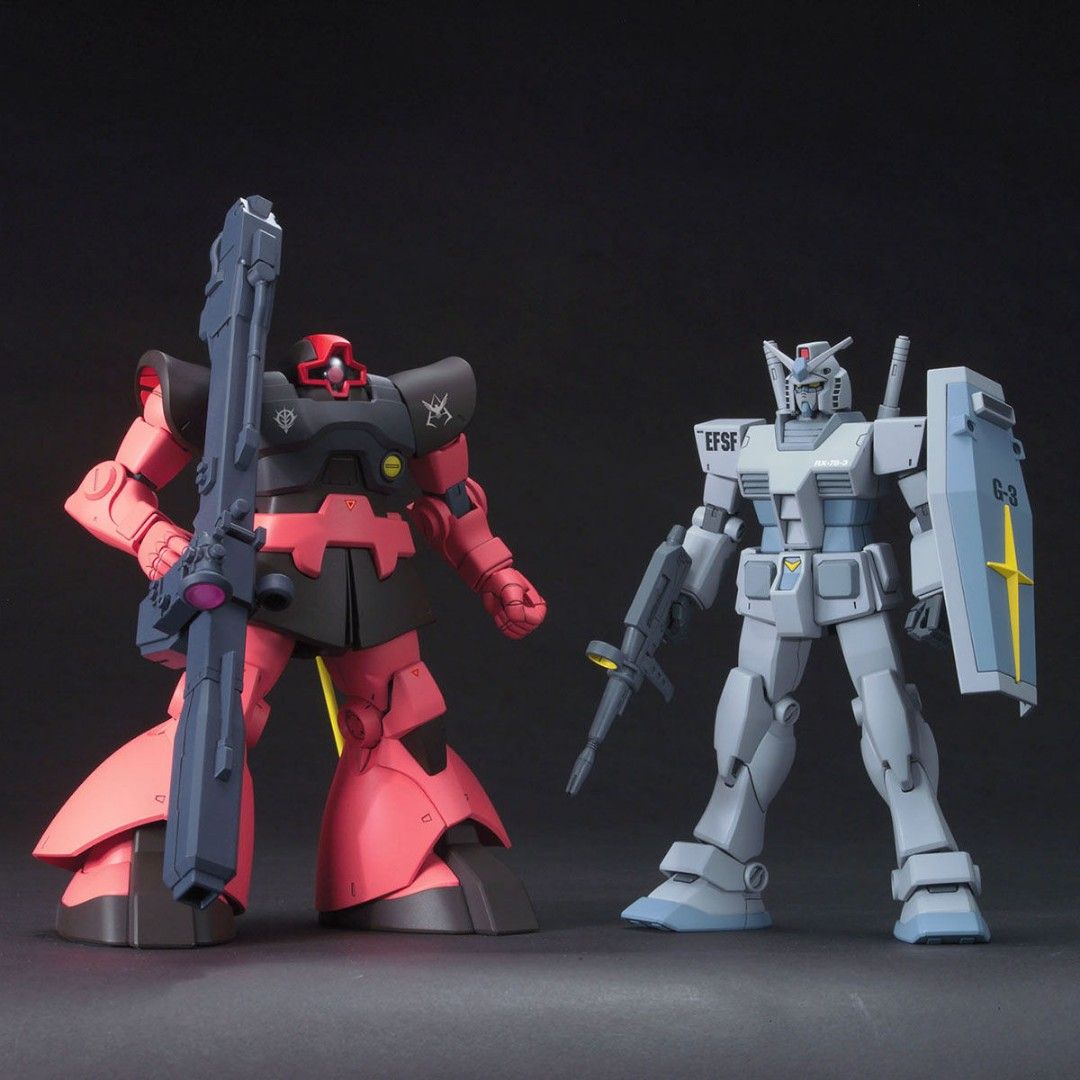 G-3 Gundam RX-78-3 G3 VS Rick Dom Char Color ver HG special Bundle set ...